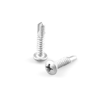 China Unitek SS 304 Bi Metal Pan Head Phillips Self Drilling Screw St5.5 for Metope Fastening for sale