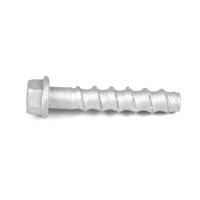 China Plain Finish Multi Fix M10 Hex Washer Head No Pre Drilling Concrete Screws for Bridges for sale