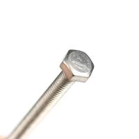 China Stainless Steel A4 316 Full Thread Hex Din 933 Bolt Solar Fastener Machine Bolt M4x50 for sale