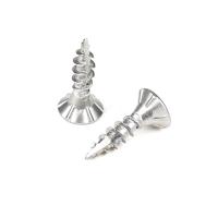 China Plain Finish Stainless Steel Flat Head Pozi Decking Screws for Customized Requirements for sale