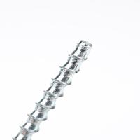 China HEX Flange ZINC Plated Carbon Steel Concrete Masonry Screw Anchors for Ceiling System for sale