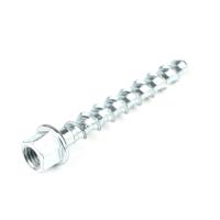 China HEX Flange ZINC Plated Carbon Steel Concrete Masonry Screw Anchors for Ceiling System for sale