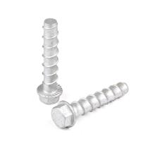 China ZINC Finish M12 Concrete Screw Bolt for Elevator Sill Installation 100% QC Tested for sale