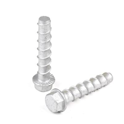 China ZINC Finish M12 Concrete Screw Bolt for Elevator Sill Installation 100% QC Tested for sale