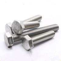 China M4 M5 M6 M8 M10 Stainless Steel A2 Hex Drive Bolts Din933 for Solar System Mounting for sale