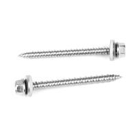 China Customized Plain Finish Hex Decking Screw for Camping Star Stainless Steel Black Zinc Plate for sale