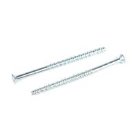China Customized Support Contact Customer Service for White Zinc Plated Torx Flat Head Bolts for sale