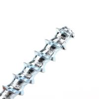 China Installation Carbon Steel Masonry Screw White Zinc Plated Hex Socket Flat Head Concrete Anchor Bolts Screws for sale
