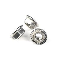 China Customizable Din6923 A2 Stainless Steel Hexagon Flange Nut M6 1mm for sale