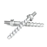 China Long-lasting Hold M8 70mm Stainless Steel Hex Flange Anchor Self Tapping Anchor Screw for sale