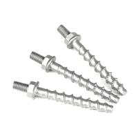 China Long-lasting Hold M8 70mm Stainless Steel Hex Flange Anchor Self Tapping Anchor Screw for sale
