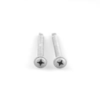 China Installation Stainless Steel SS304 Bi-Metal Bimetallic Wafer Head 60mm Length Self Drilling Screw ST5.5 For Metal Sheet for sale