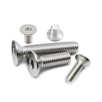 China Sale DIN Standard Stainless Steel Allen Key Bolts with Socket Round Flat Countersunk Head for sale