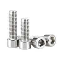 China GB Standard M3-M12 304 Stainless Steel Hex Socket Fillister Cap Head Threaded Bolt A2-70 for sale
