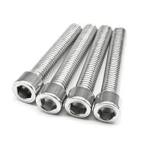 China GB Standard M3-M12 304 Stainless Steel Hex Socket Fillister Cap Head Threaded Bolt A2-70 for sale