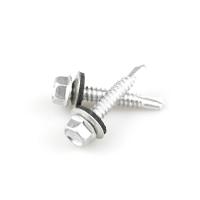 China Bimetal 304 Ruspert 316 Hex Washer Head Self Tapping Drilling Screw for Roof Layer Plate for sale