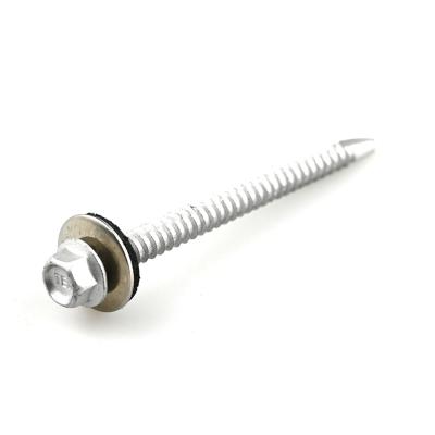China Easy Roofing with Stainless Steel Self Drilling Wood Roofing Sheeting Screws 12 68mm for sale
