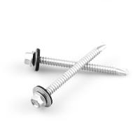 China Easy Roofing with Stainless Steel Self Drilling Wood Roofing Sheeting Screws 12 68mm for sale