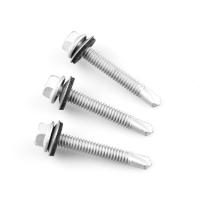 China Steel Structure Roofing Screw with Bi-Metal Hexagon Head and EPDM Washer 6.3x45 T/T for sale
