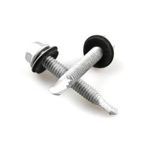 China Steel Structure Roofing Screw with Bi-Metal Hexagon Head and EPDM Washer 6.3x45 T/T for sale