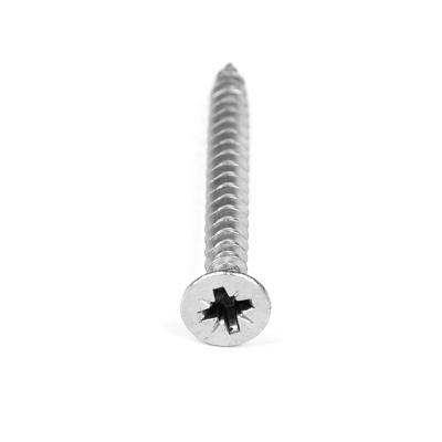 China ISO Standard ZINC Finish 60mm Deck Screws for Cement Fiberboard Building Installation for sale