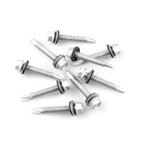 China Steel Structure Roofing Screw with Bi-Metal Hexagon Head and EPDM Washer 6.3x45 T/T for sale