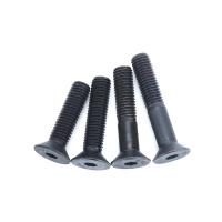 China 100% QC Tested Blackened Carbon Steel Din7991 Grade 10.9 Hex Socket Flat Countersunk Head Bolts for sale