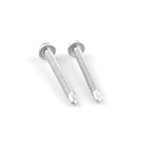 China Custom Hex Flangle Head Bi Metal Screws Stainless Steel Roofing Screws 65mm and Durable for sale