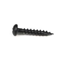 China Timber Construction Coated Deck Ground Screw with Stainless Steel Black Chipboard Screws for sale