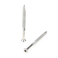 China Pan Head 60mm Wood Deck Screws With Nibs for Long-lasting Wood Floor Installation for sale