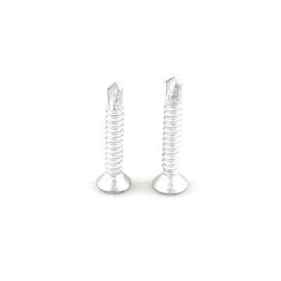 China ZINC PLATED SUS316 SUS410 Bi Metal Self Drilling Screw 4.8x32 for Fiber Cement Board for sale