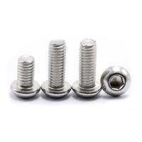 China ISO 7380 A2 70 Stainless Steel Allen Bolt M6 M8 M10 Sus304 Bolt Button Head Hex Socket for sale