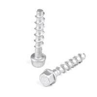 China Strong and Durable M6 X 45 Heavy Duty Concrete Screw Anchor Bolt for Masonry Projects for sale