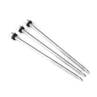 China Lengthening Hex Head Stainless Steel Bi-Metal Roofing Tek Screws for Easy Installation for sale