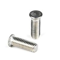 China Customized Support 304 Stainless Steel Self Lock Clinching Stud Screw with Flush Head for sale