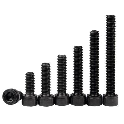 China 12.9 Grade Alloy Steel Black Oxide Fillister Head Hex Socket Bolt Din912 Cap Allen Head Bolts M3-M20 for sale