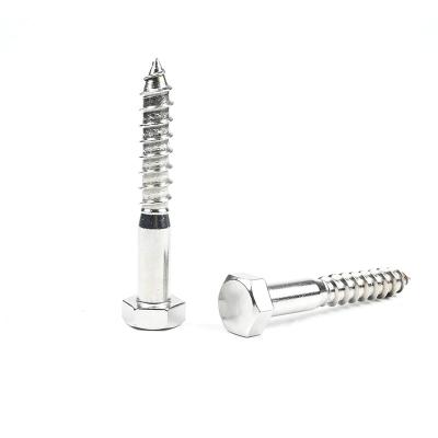 China Easy and Quick Installation Stainless Steel Hexagon Head Wood Screw for Construction for sale