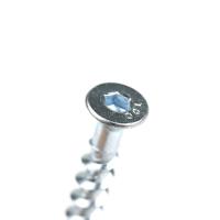 China White Zinc Plated Carbon Steel Hex Head Concrete Screw Bolts Anchor for Decoration System for sale