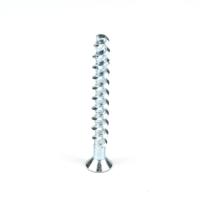 China White Zinc Plated Carbon Steel Hex Head Concrete Screw Bolts Anchor for Decoration System for sale