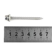 China High Low Thread Torx Drive Wood Chipboard Screw with EPDM Washer 60mm 100% QC Tested for sale