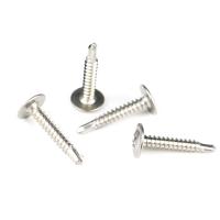 China Customized 4.8mm Wafer Head Phillips Drive Screws 304 Stainless Steel Self Drilling Screw for sale