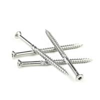 China Stainless Steel A4 Decking Screw Trim Head Torx 60mm Chipboard Screws for Installation for sale
