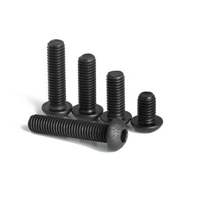 China DIN7380 M6 Black Oxide Hex Socket Head Cap Tornillo Bolt Allen Button Head Bolts 8mm-70mm for sale