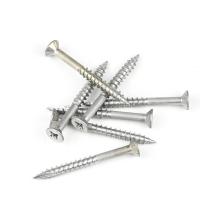 China Wood Construction Decking Screw Pozidriv Flat Head 2 Inch Deck Screws for Wood Floors for sale
