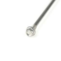 China HEX 5.5x243mm Stainless Steel 410 Self-Drilling Screws with EPDM Washer Double Thread 7 Point for sale