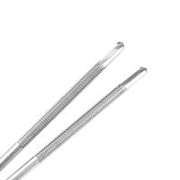 China HEX 5.5x243mm Stainless Steel 410 Self-Drilling Screws with EPDM Washer Double Thread 7 Point for sale