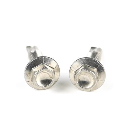 China Ruspert Ss304 Stainless Steel Hex Washer Head Self Drilling Screw With Pvc Washer For Solar Fastener for sale