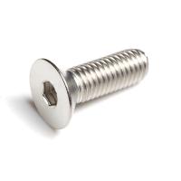 China Plain DIN7991 A2-70 Flat Countersunk Ss304 Hex Socket Full Threaded Bolt M8 M10 for sale