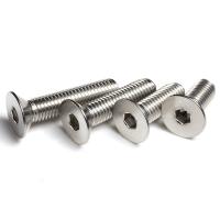 China Plain DIN7991 A2-70 Flat Countersunk Ss304 Hex Socket Full Threaded Bolt M8 M10 for sale