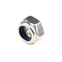 China 100% QC Tested Stainless Steel Din985 Hexagon Nylon Insert Self Lock Nuts for Vehicle Maintenance for sale